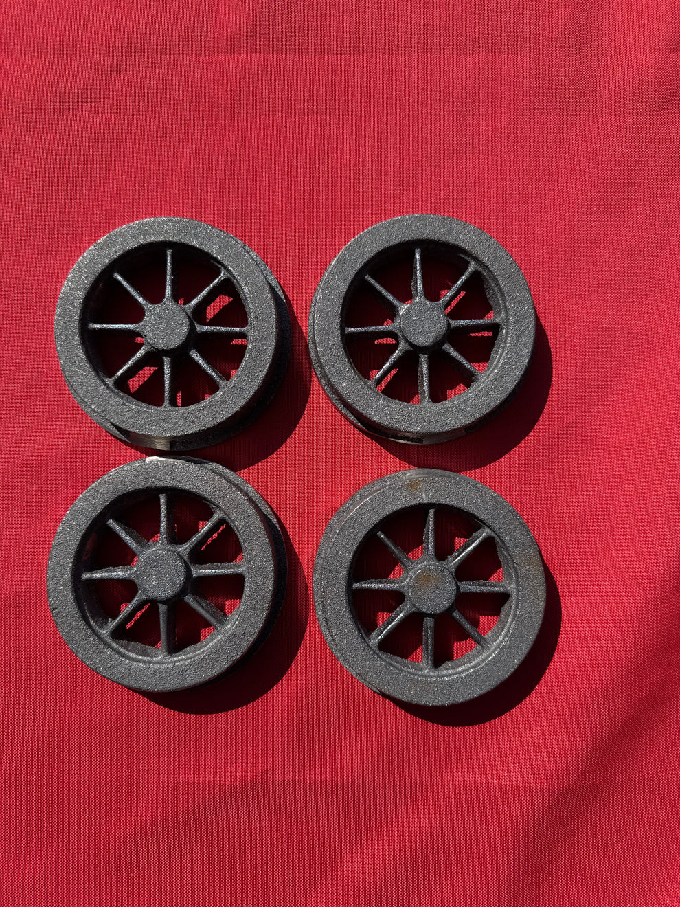 5" Gauge NSWGR 8 Spoke Rolling Stock Wheels (Set of 4) 1" 1/16 Scale ...